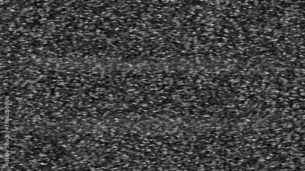 Old Retro TV - Static tv black and white noise caused by bad signal ...