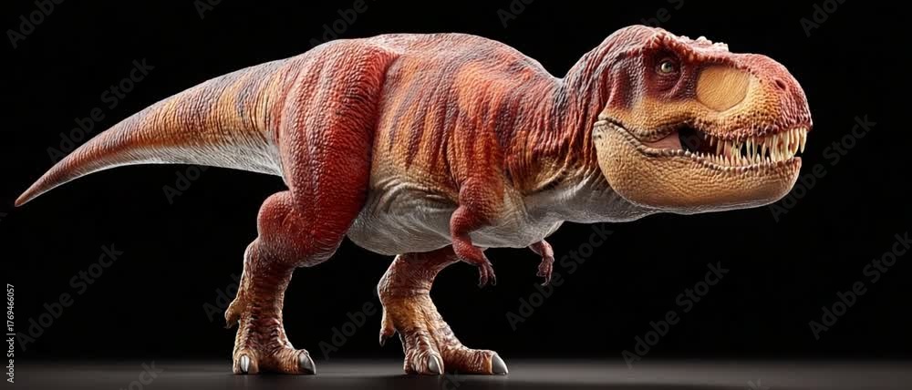 Tyrannosaurus Rex in Action: An awe-inspiring depiction of a ...