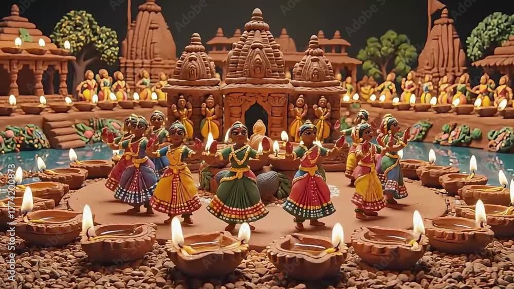 Enchanting Dev Diya Ceremony A Traditional Indian Diwali Festival ...