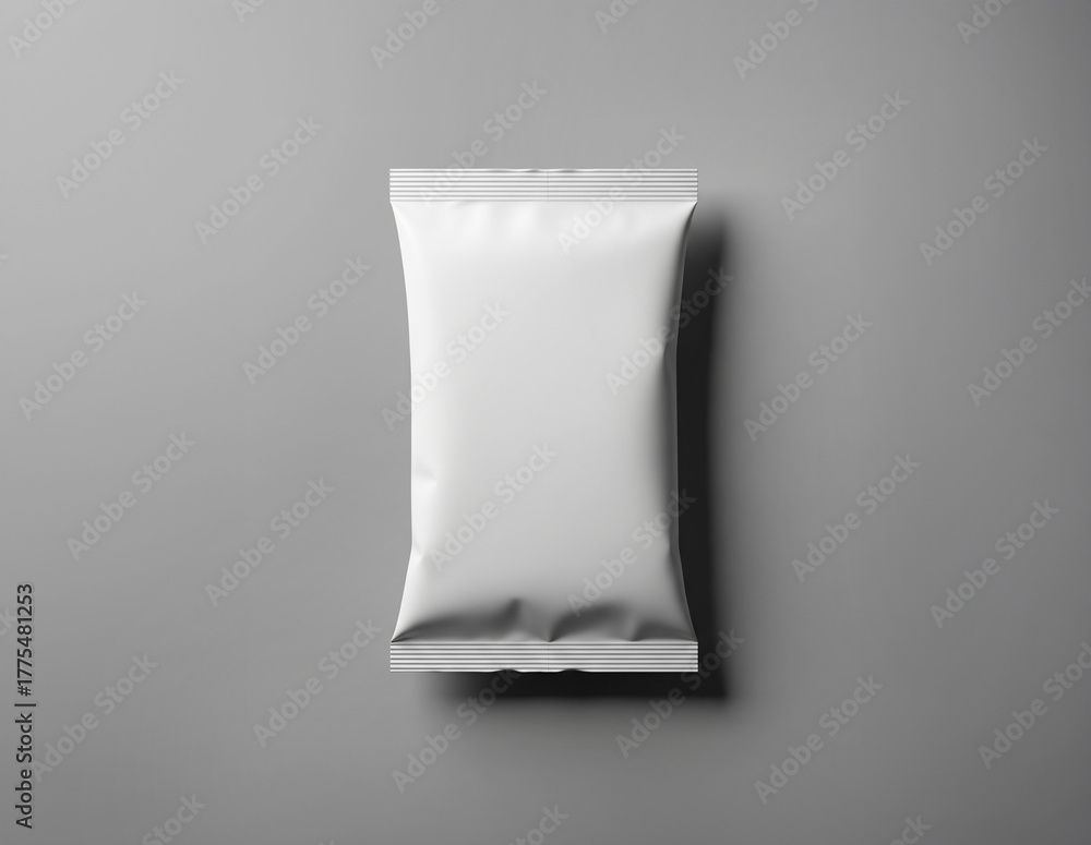 Minimal Foil Snack Bar Mockup with Shadow Stock Photo | Adobe Stock