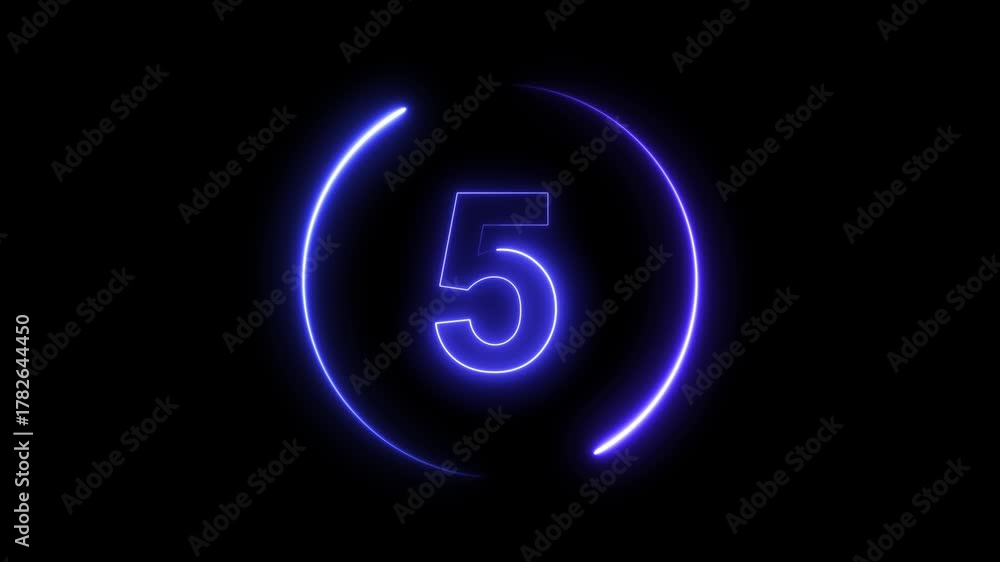10 second countdown timer animation, Circle countdown timer, 4K ...