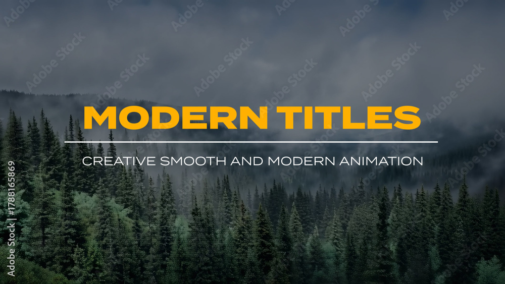 Creative Simple Title Animations Vol.02 Stock Template | Adobe Stock