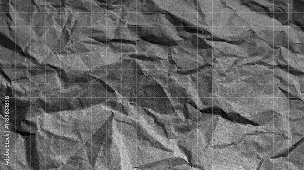 Vidéo Stock Animated antique grey vintage empty crumpled paper ...