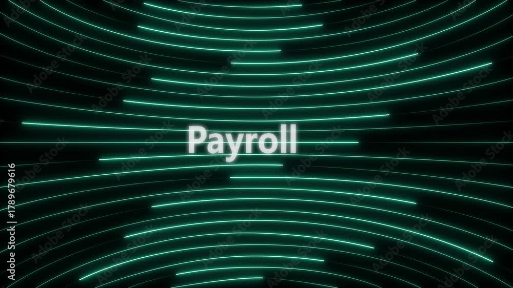 Animated payroll process illustration featuring, and business insights ...