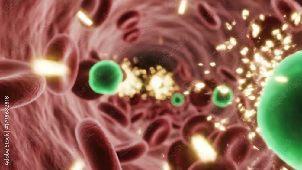 Inside the bloodstream after green tea consumption, catechin molecules ...