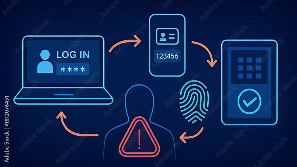 Login interface mobile authentication code fingerprint scan two factor ...