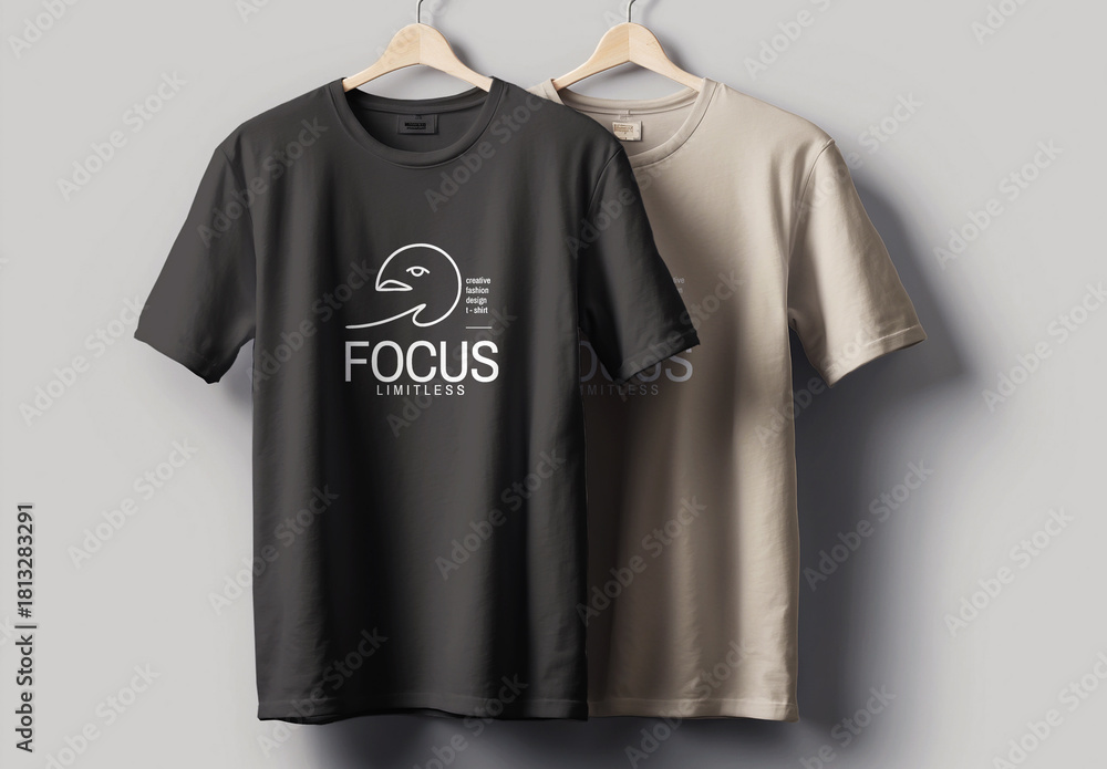 Focus T Shirt Design Layout Stock Template | Adobe Stock