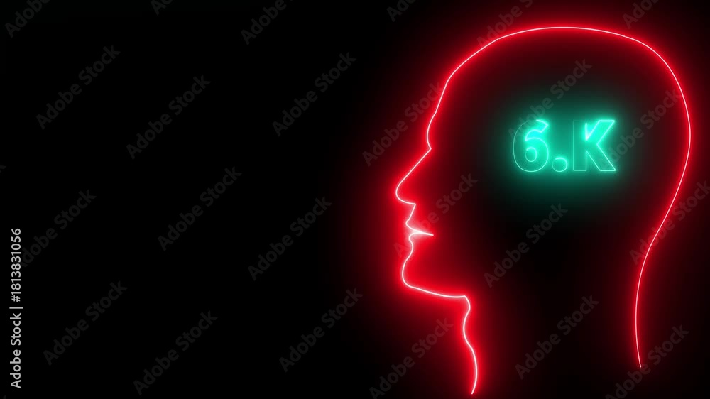 Installing 6k concept in human head profile.Congratulations ...