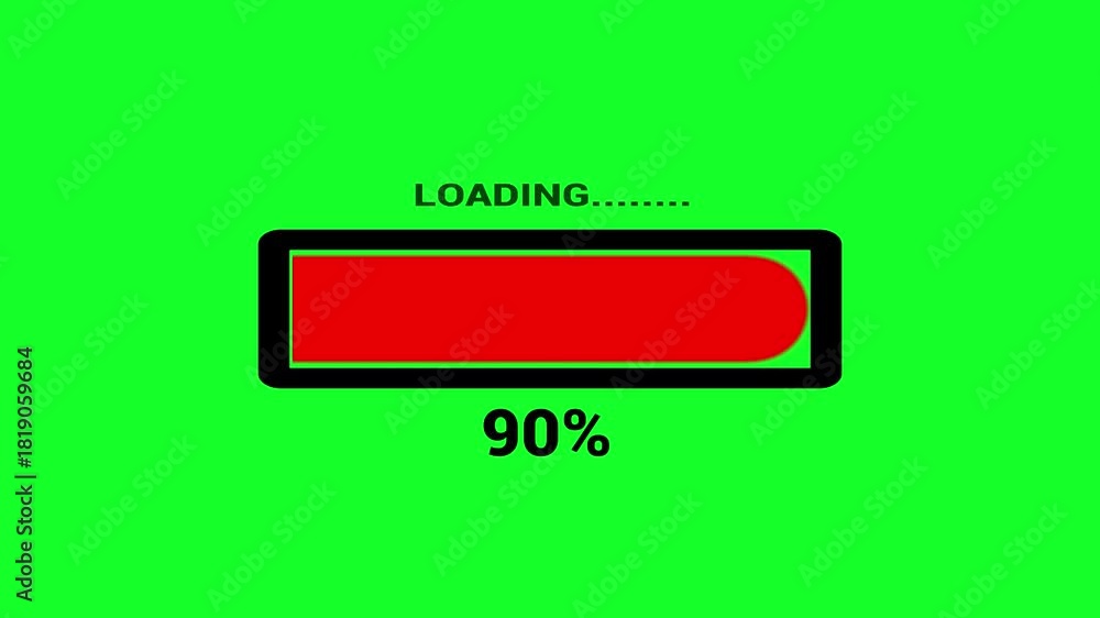 Dynamic 4K Loading Animation Fast Speed | Futuristic Progress Bar and ...