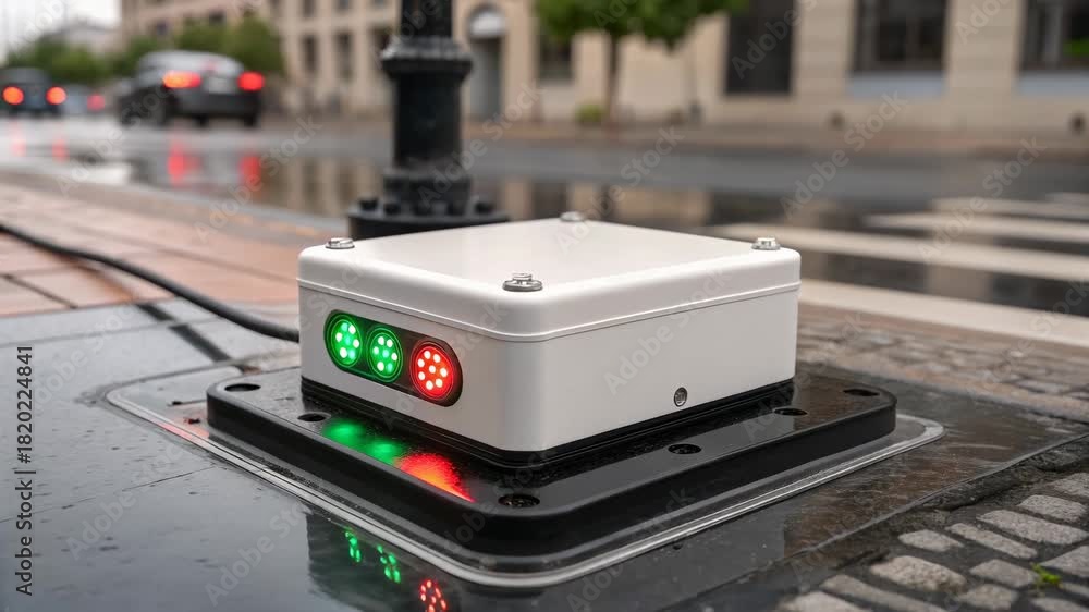Modern smart city pedestrian crosswalk signal using innovative traffic ...