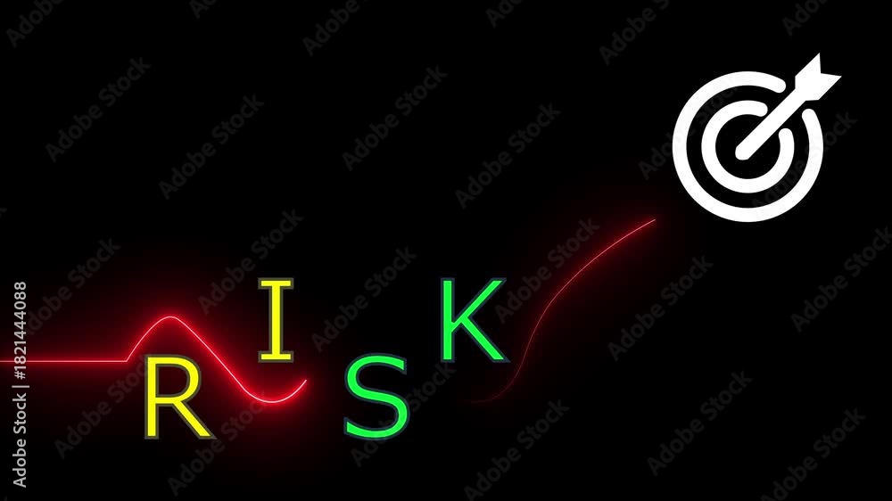 Risk assessment and analysis concept on the transparent background ...