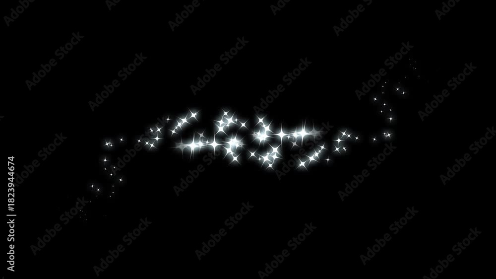 Star glitter sparkle, shine stars trail burst, magic dust glow sparkle ...
