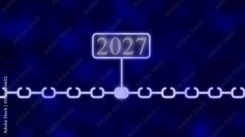 Scrolling Timeline Year Animation, 2027 Scrolling Timeline Year ...