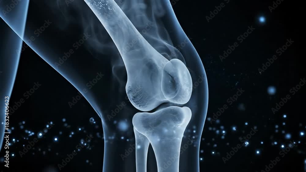 Knee Joint Pain and Inflammation A Detailed 3D Medical Animation of ...