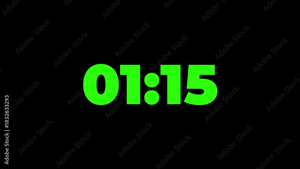 1:30 second timer countdown animation, countdown timer animation from ...