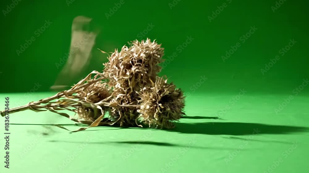 Dynamic Tumbleweed Movement with tumbleweeds passing on a dessert 4k ...
