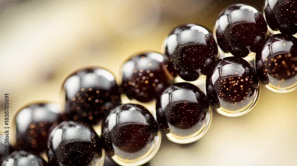 Vidéo Stock Caviar substitutes or imitation caviar industry, fake food ...