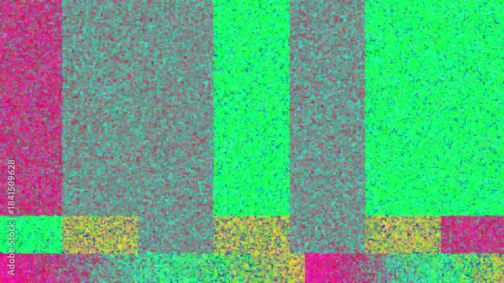 Display. Stuck Analog TV Visor. Bad TV Signal - Static Noise, No Signal ...