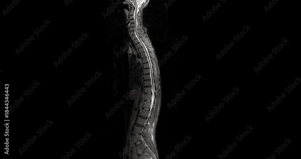 MRI screening of the whole spine in sagittal view for evaluating spinal ...