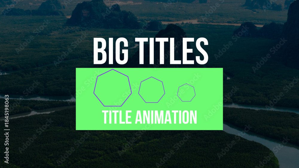 Big Text Animation 4 Stock Template | Adobe Stock