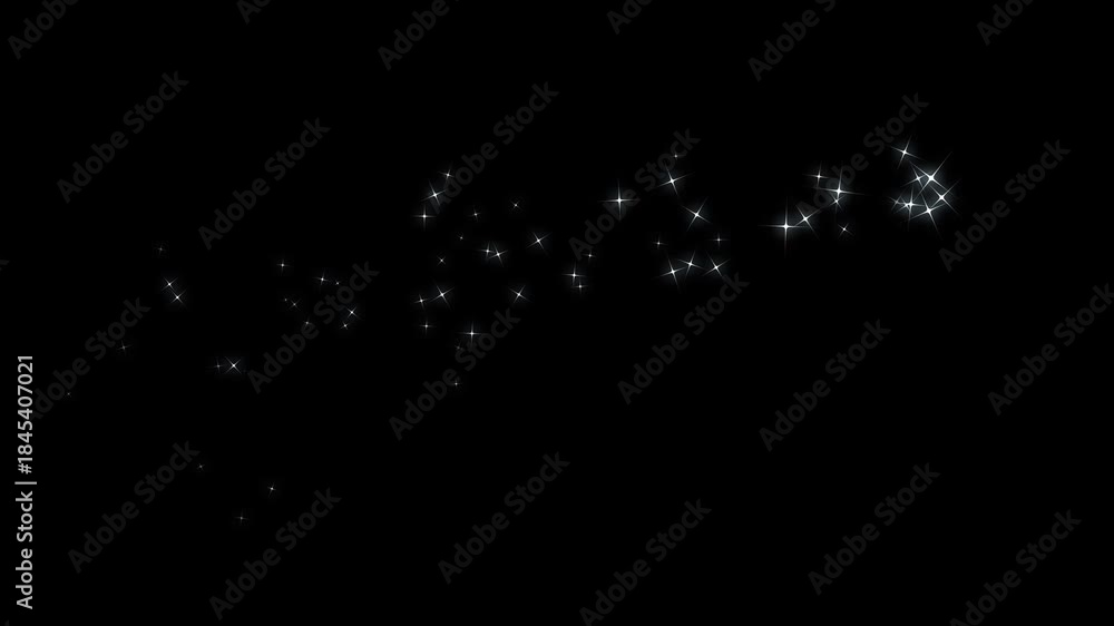 Glowing 2D star sparkle animation, fairy glitter sparkle blinking ...