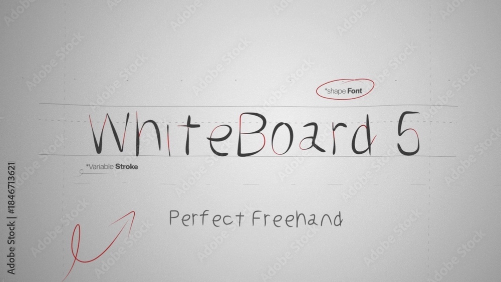 Whiteboard Marker Write On Text Effect 5 - Scribble Doodle Title ...