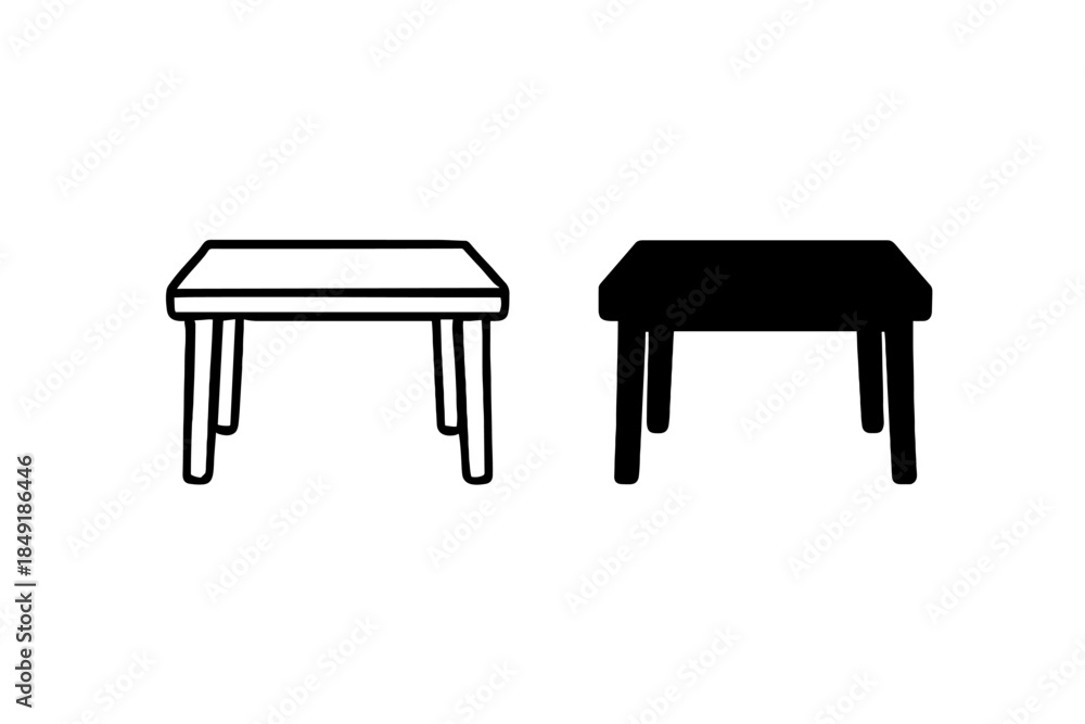 table outline design