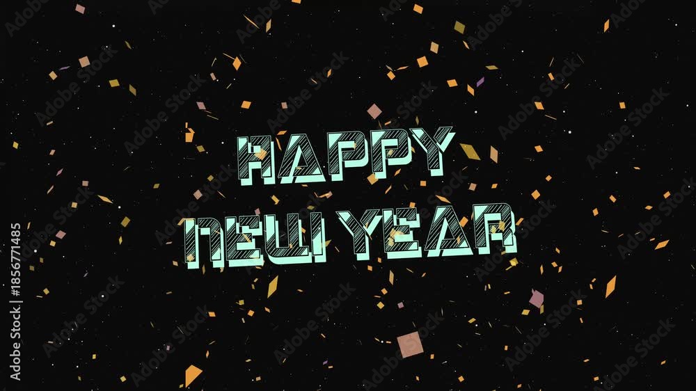 Stockvideon New Year 2026 3D Text Animation, 3d 2026 year symbol ...