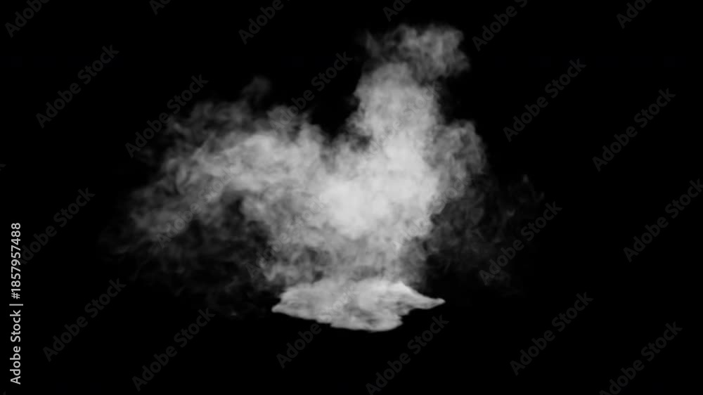 Fast and small smoke explosion, smoke bomb, smoke firecracker Stock ...