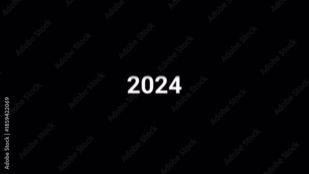 SCROLLING TIMELINE Animation, countdown 2026 number Rolling new year ...