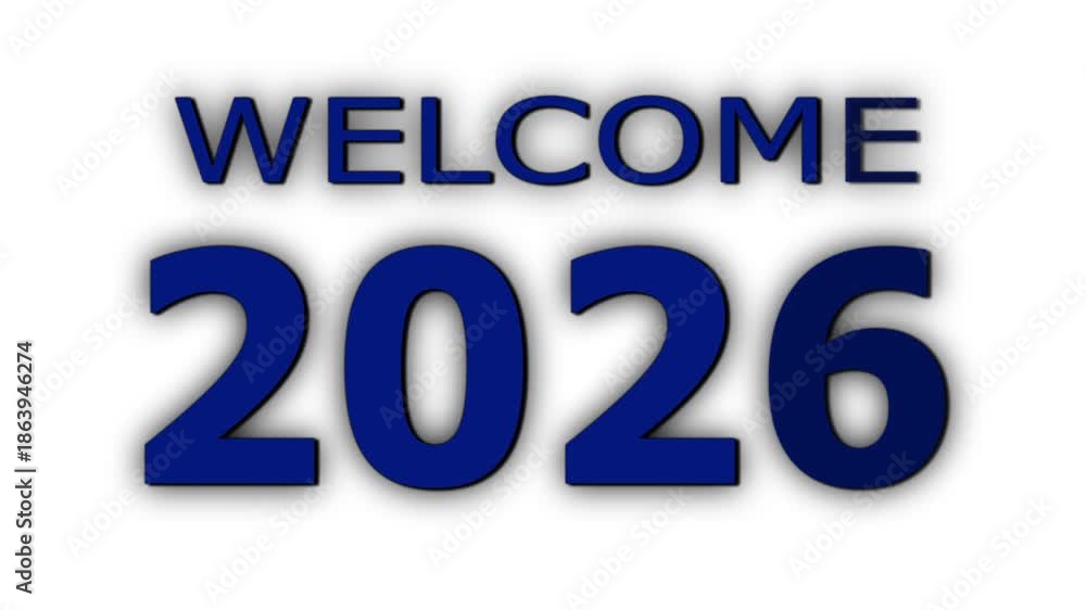 Video Stock 2026 happy new year 2026 animated goodbye 2025 background ...