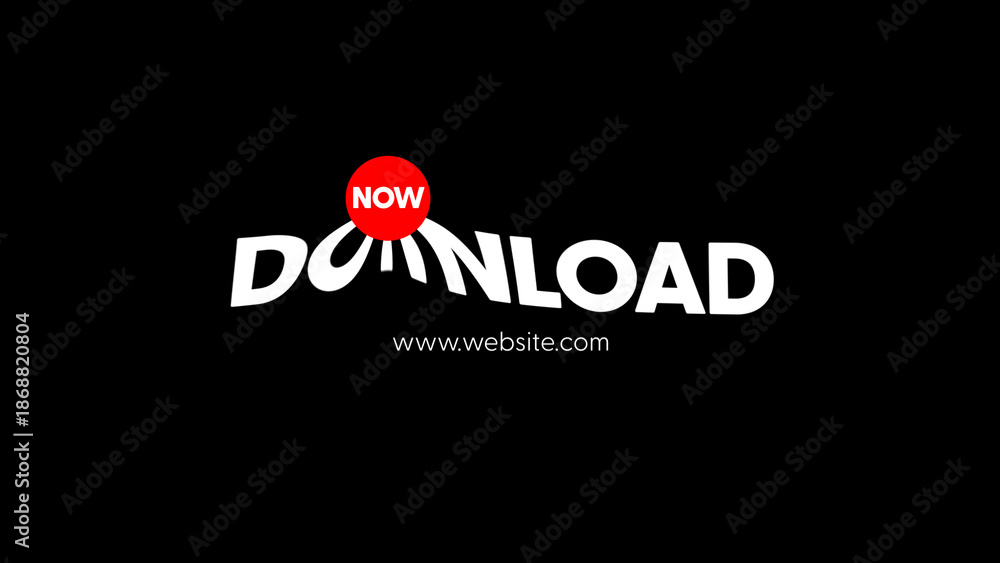 Modelo de Kinetic Title Motion Shape Cycle Dark do Stock | Adobe Stock