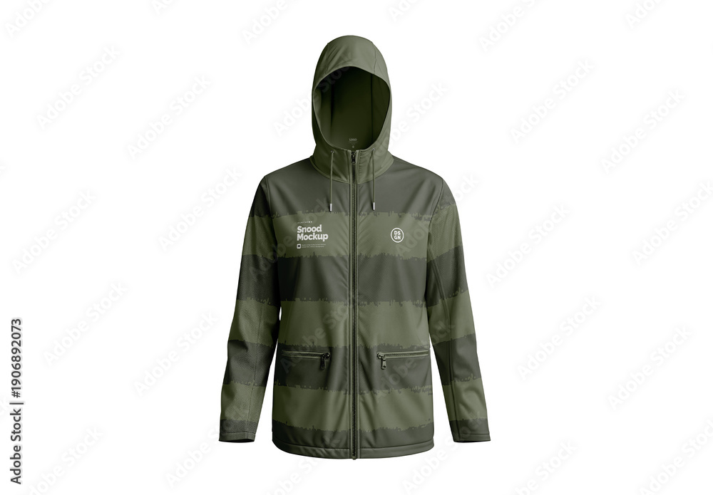 Snood Hoodie Mockup Stock Template | Adobe Stock