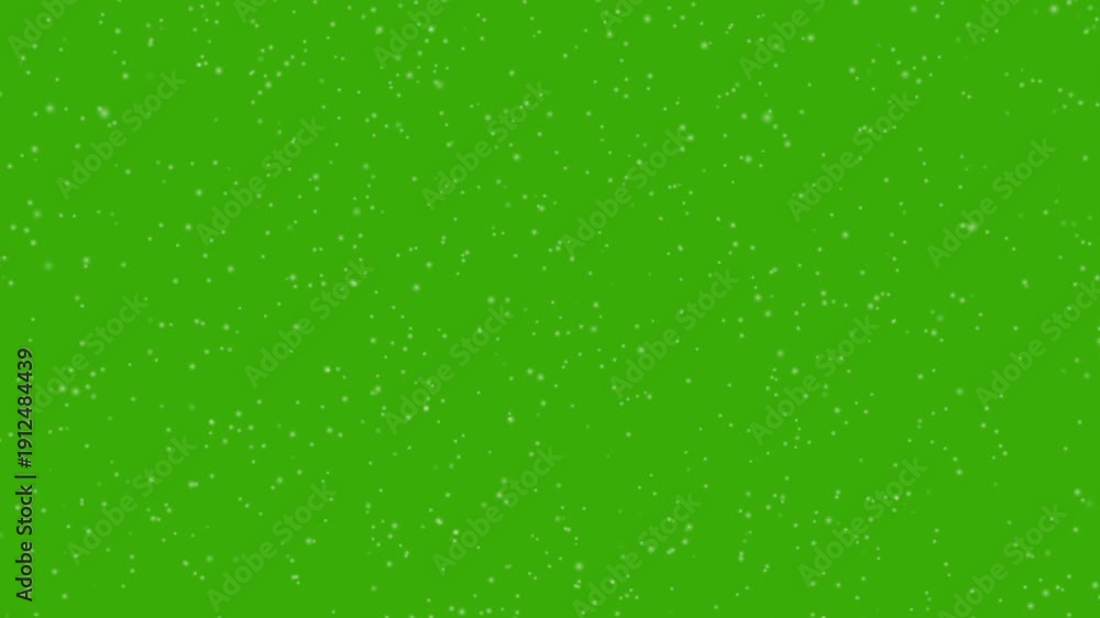 Snowing overlay- Seamless heavy snow falling animation on green screen ...