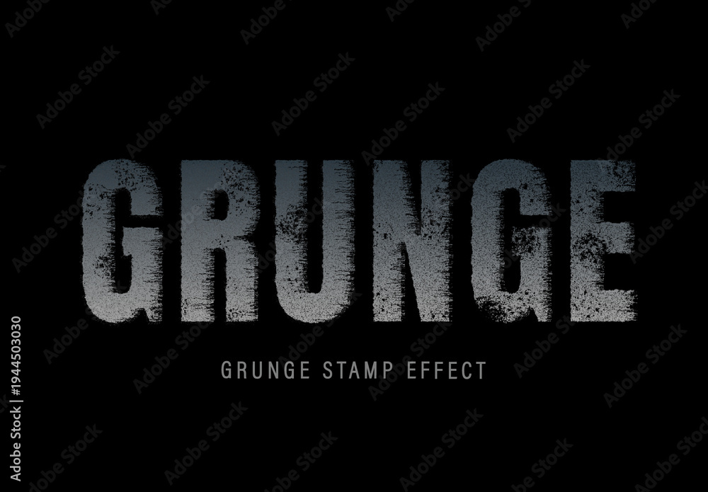 Grunge Stamp Text Effect Stock テンプレート | Adobe Stock