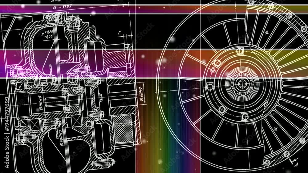 Video animation with assembly design of hydraulic (fluid) coupling of ...