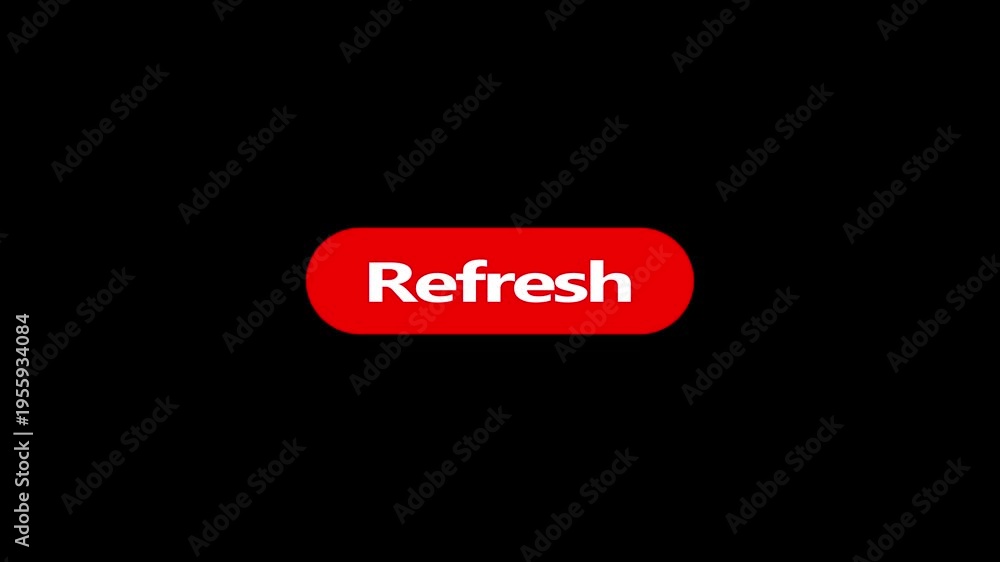 Mouse cursor clicks refresh button animation Stock Video | Adobe Stock