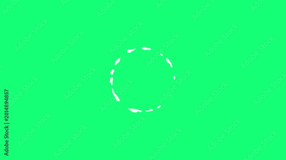 Hand drawn white cartoon FX smoke burst explosion animation on ...