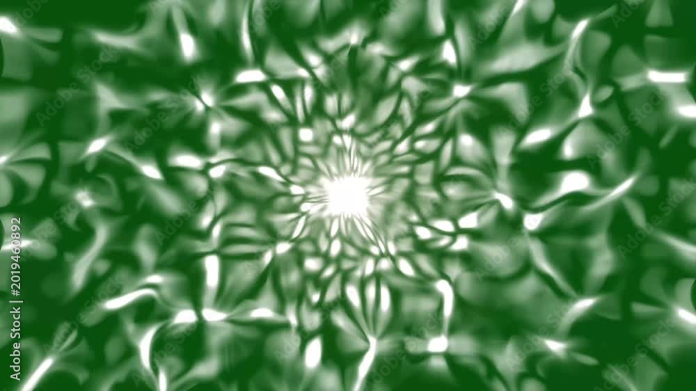 Cosmic looping white water explosion viewed from a futuristic ...