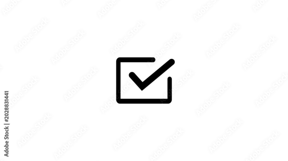 check mark on transparent background with alpha channel. Check mark ...