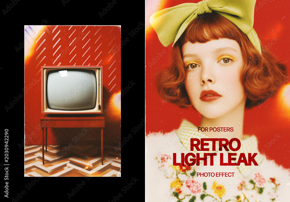 Burn Film Photo Effect – Light Leak for Poster & Social Media (PSD ...